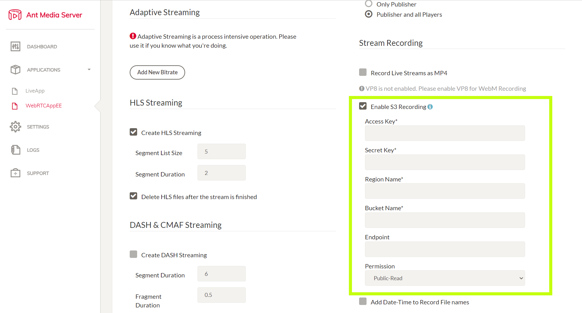 Master Uploading HLS Files to S3 Bucket in Real-Time with Ant Media ... Master Uploading HLS Files to S3 Bucket in Real-Time with Ant Media ...